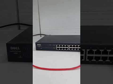 TESTING Dell PowerConnect 2624 24 Port Gigabit Ethernet Network Switch