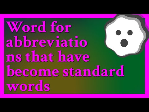 There is indeed a word and that word is...acronym. Acronyms are specifically words formed from th...
