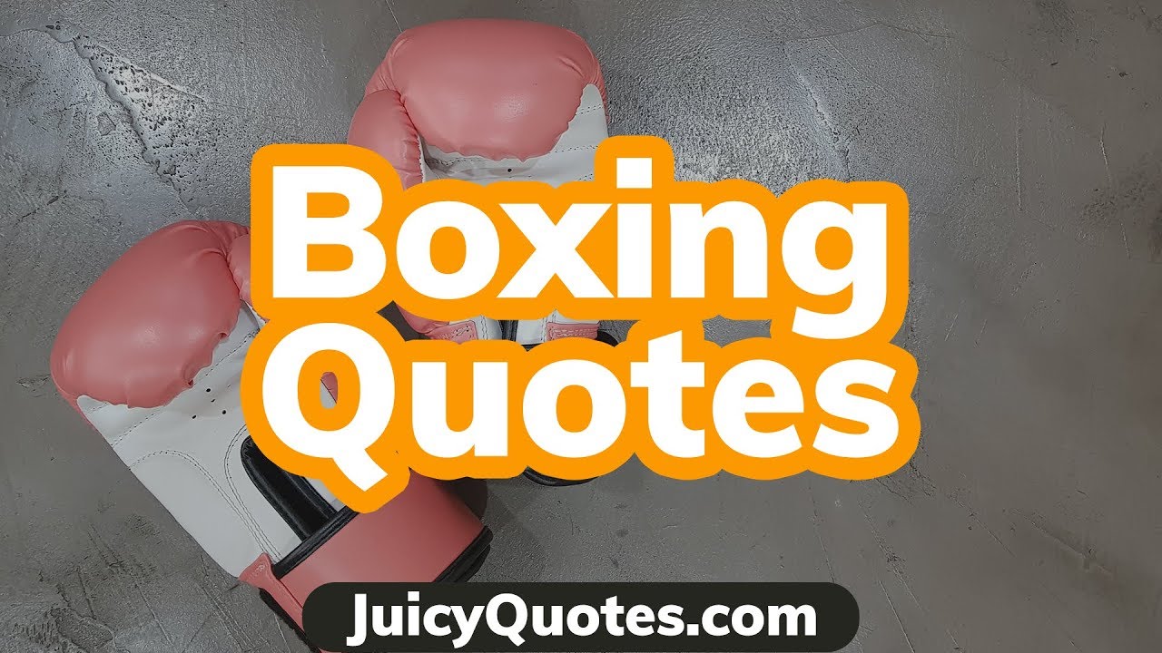 Boxing Quotes and Sayings - Quotes About Boxing and Boxers