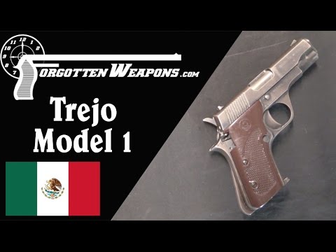 Trejo Model 1 Machine Pistol at James D Julia – Forgotten Weapons