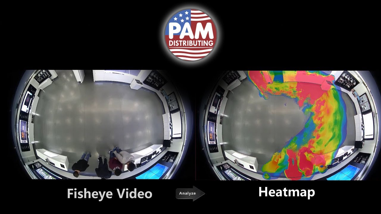 PAM Distributing: Heat Map for Uniview Fisheye Infrared Cameras