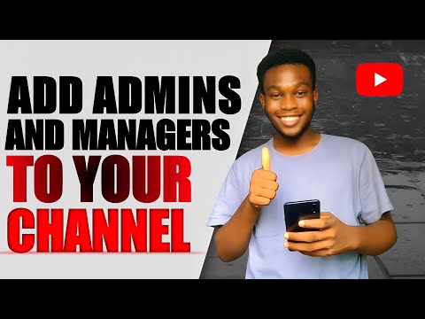 How To Add YouTube Managers - Add Admin Manager To A YouTube Channel 2022