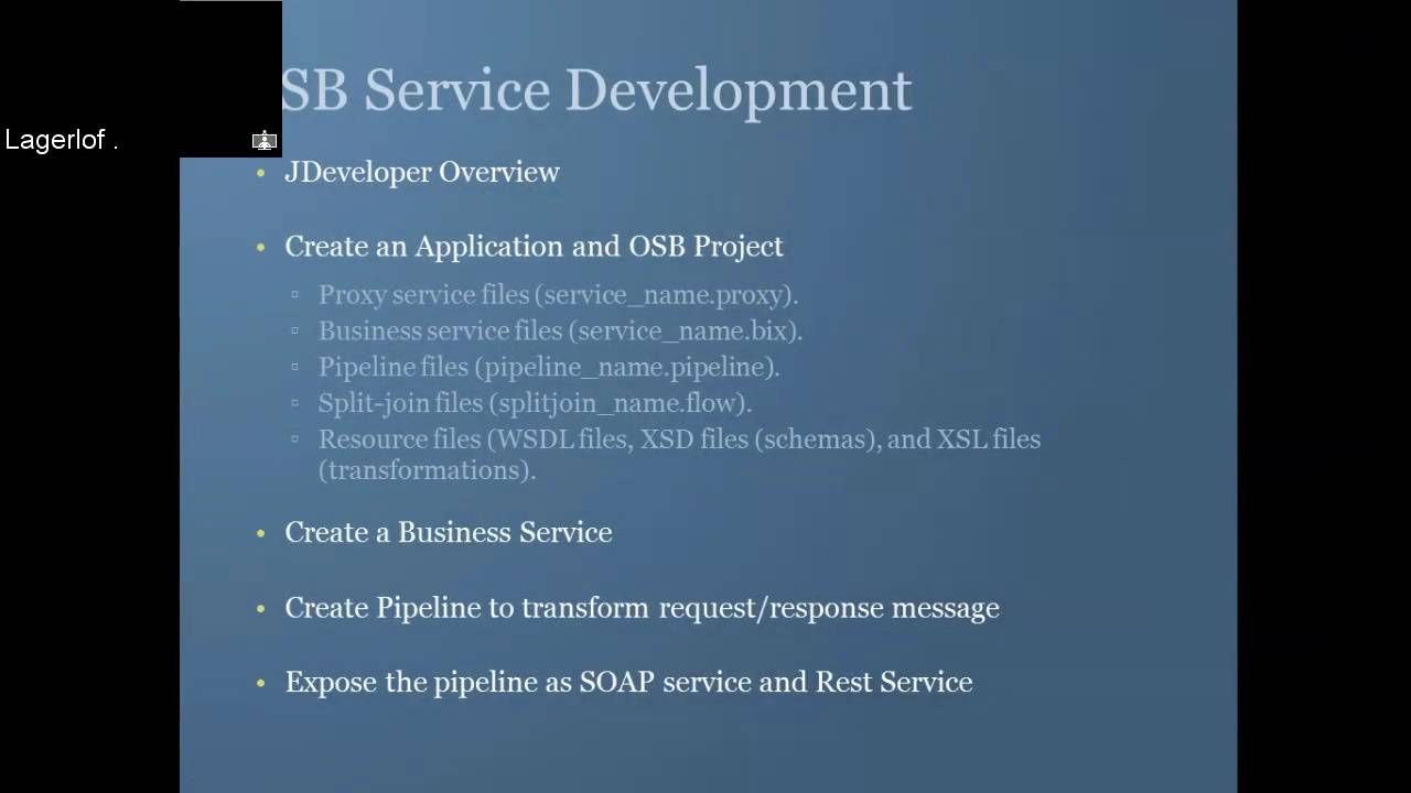 OSB Tutorial - Part 4 (Deployment & Testing)
