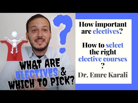 What are electives & what are they good for? How to select the elective course you need?