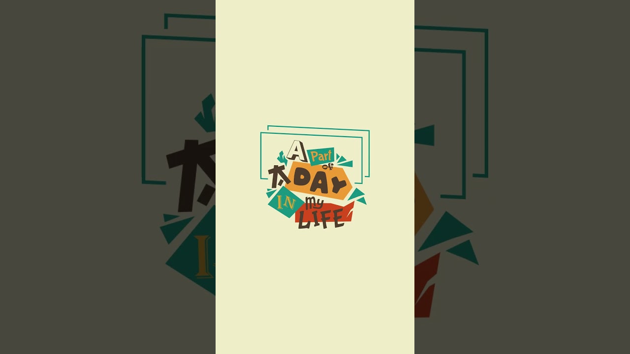 A Day in My Life #beforeafter #typography #texteffect #vectorart #tittle