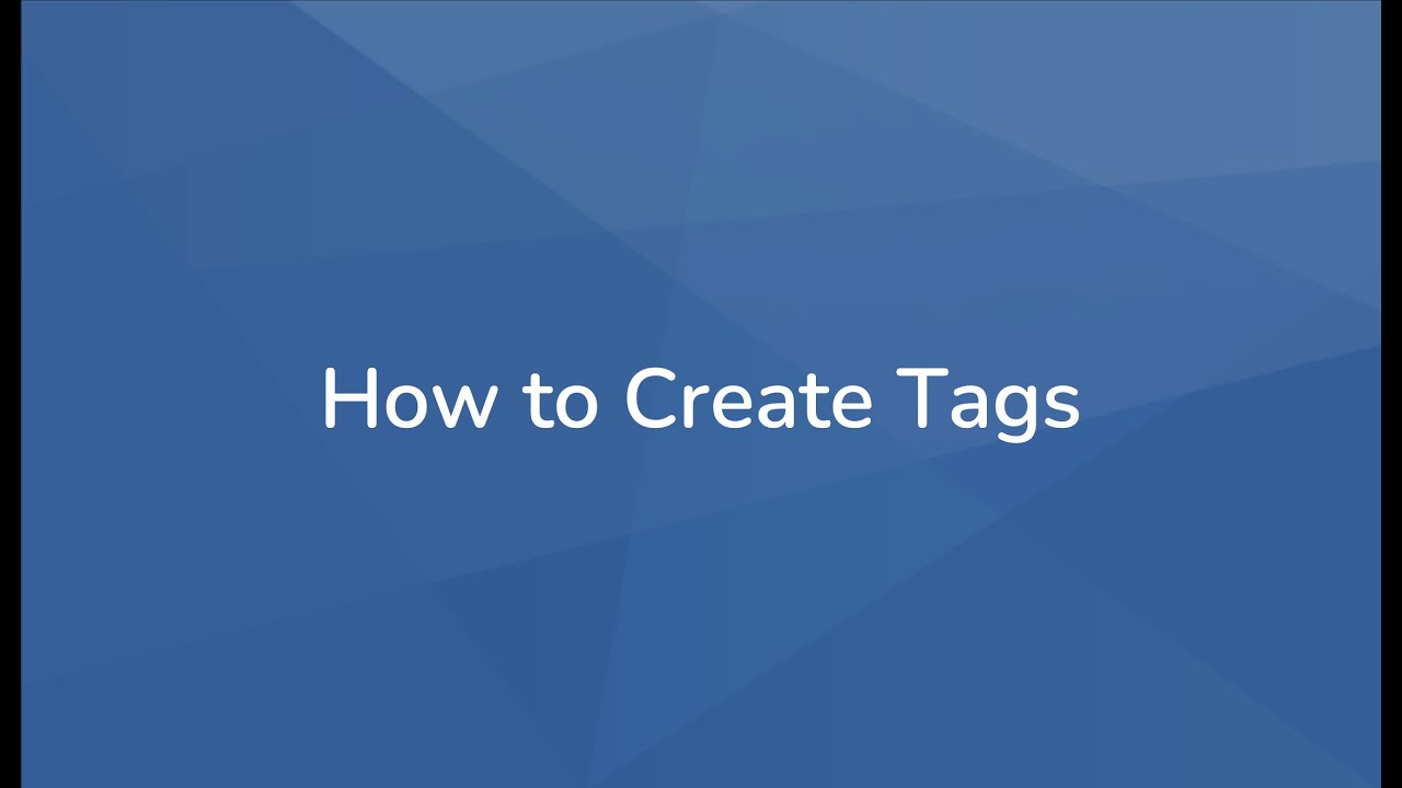 How to Create Tags in Reveal Review