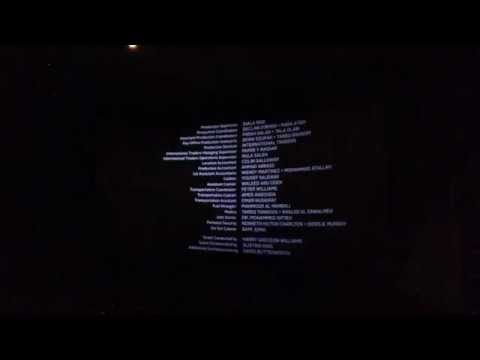 Bournemouth Odeon Screen 1 - The Martian credits (16th Oct 2015)
