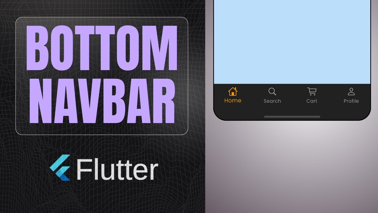 Bottom Navigation Bar widget | Flutter
