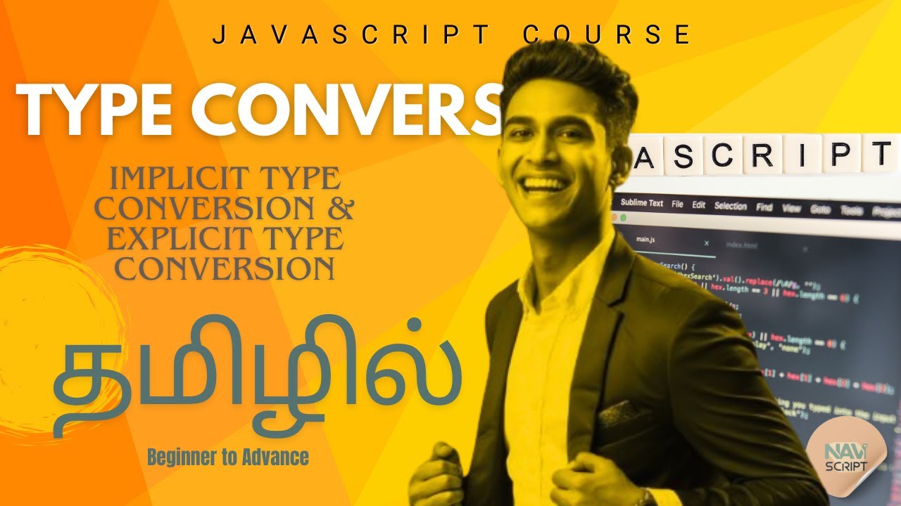 JavaScript Type Conversion Explained in Tamil  Implicit vs Explicit Conversion Tutorial (Full Guide)
