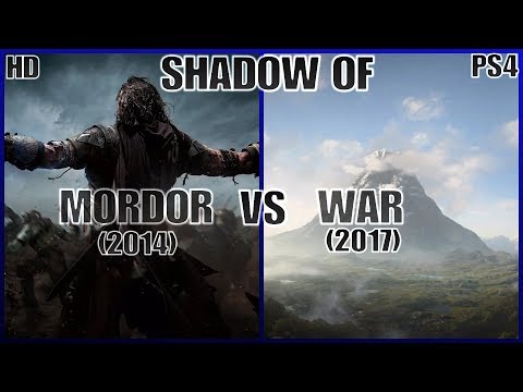 SHADOW OF WAR VS SHADOW OF MORDOR (GRAPHICS AND COMBAT)