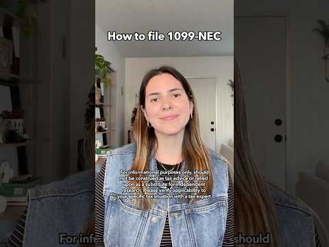 How to file 1099-NEC