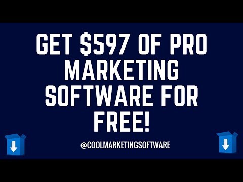 Download $597 of Full Version Marketing Software for Free!