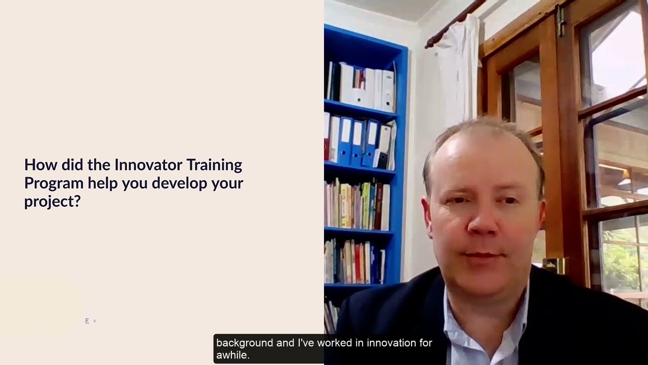 ARIIA in Focus - How did the Innovator Training Program (ITP) help you develop your project?