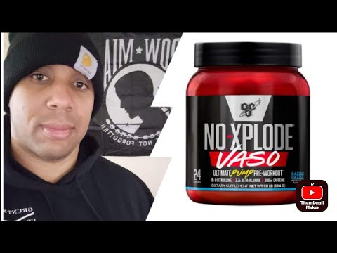 N.O. Explode VASO Pre Workout Review (Razzle Dazzle Flavor)