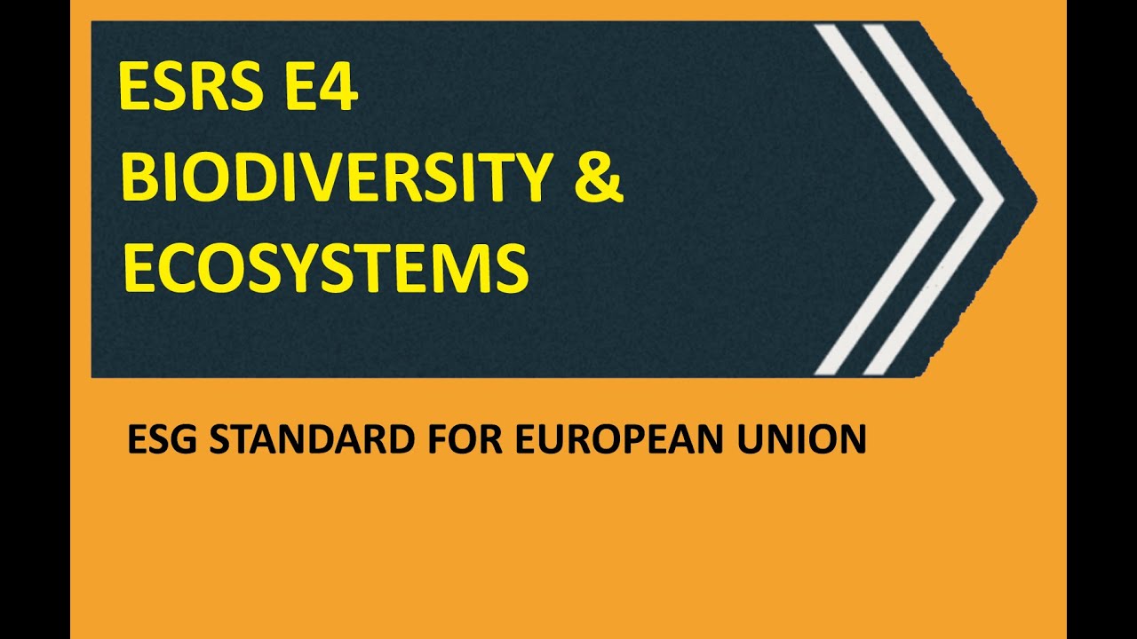 ESRS E4 Explained | Biodiversity & Ecosystems Reporting under CSRD
