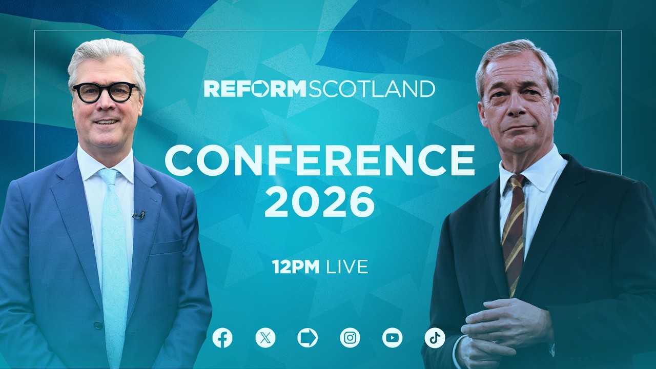 Watch Malcom Offord and Nigel Farage LIVE at Reform Scotland’s 2026 Conference!