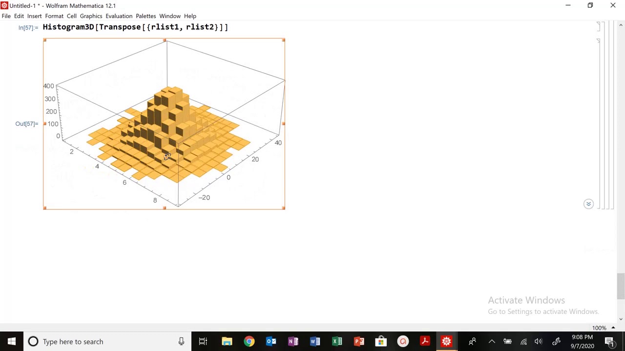 Mathematica Module 2: Histograms