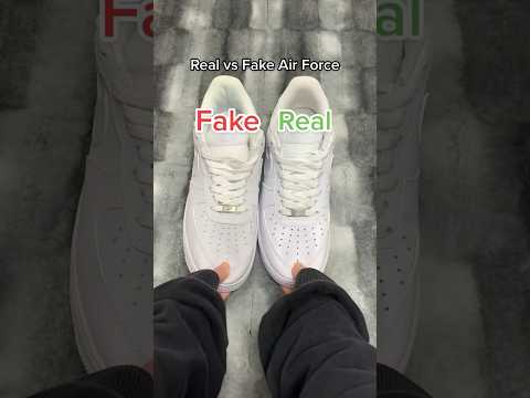 Real vs Fake Air Force One 😱 #sneakers #shorts