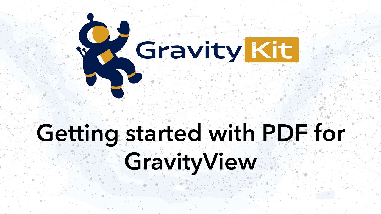 Getting started with PDF for GravityView (by Gravity PDF)