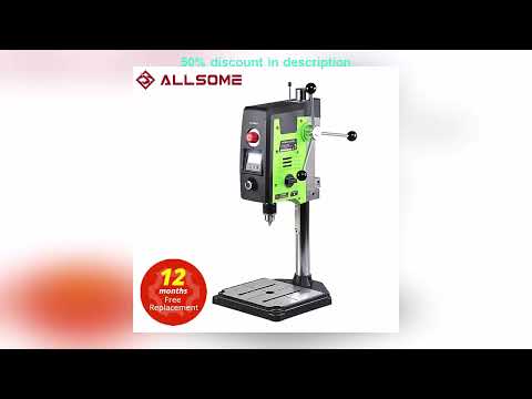 #ALLSOME 6-Speed Benchtop Drill Press Drilling Machine