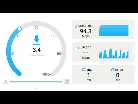 SpeedTest 100 Mbps Ethernet