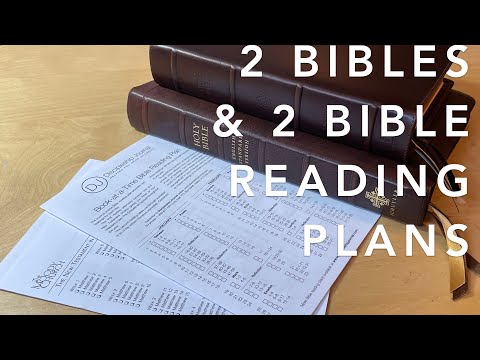 2 Bibles & 2 Bible Reading Plans