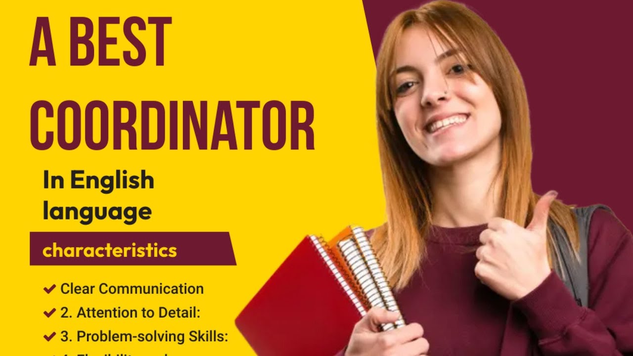 Best coordinator||Academic Co-coordinator ||work of school coordinator in English