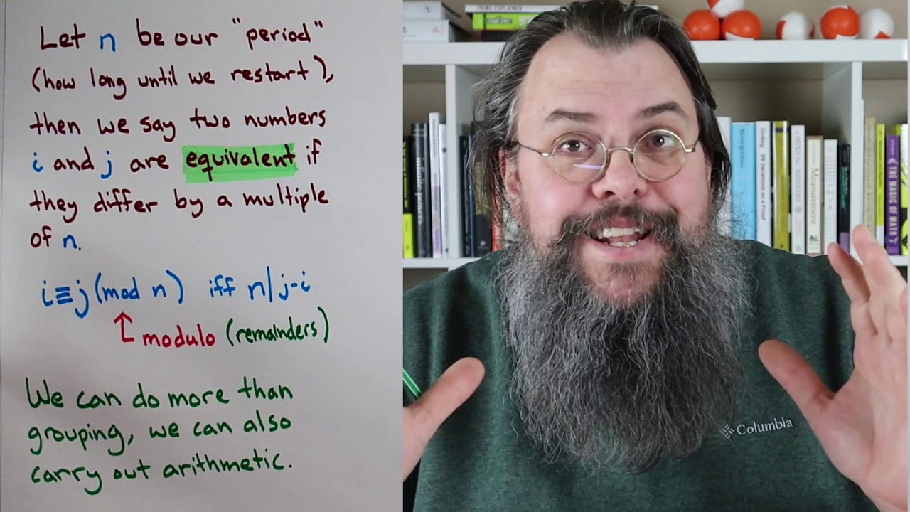 Maths of Juggling: Modular arithmetic, or how the line can become a circle