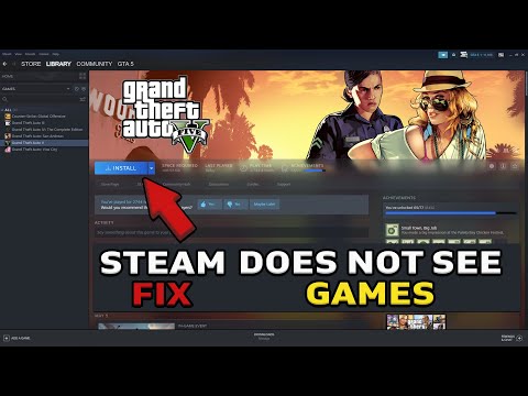 How to Fix Steam Showing Games as Uninstalled - FIX (2025) Steam does not see installed games