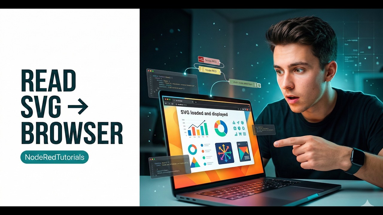 READ SVG INPUTS AND DISPLAY ON BROWSER | NodeRedTutorials