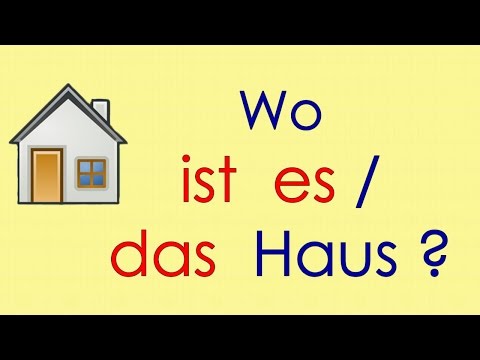 Deutsch lernen Grammatik 1: ich bin, du bist ...