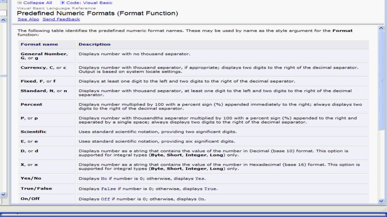 Visual Basic Video Tutorial - Volume 1- Lesson 21:  Format Function