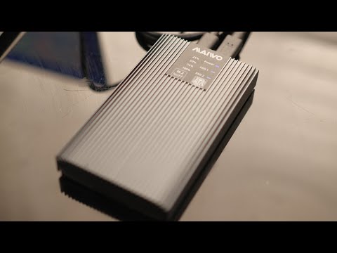 MAIWO Dual Bay M.2 SATA SSD Enclosure with Offline Clone, USB-C 5Gbps Transmission Speed with UASP