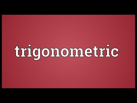 Trigonometric Meaning