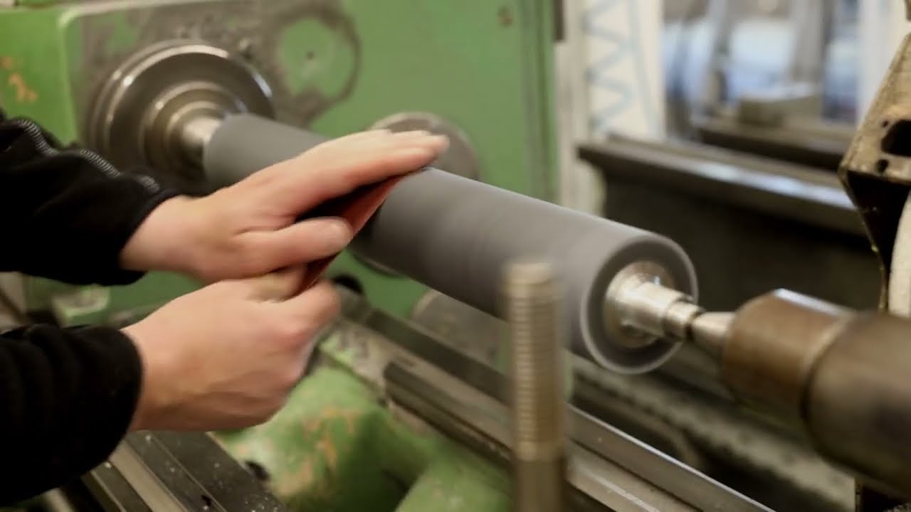 How we renew rubber rollers - Westland graphics cylinders (sent by customer)