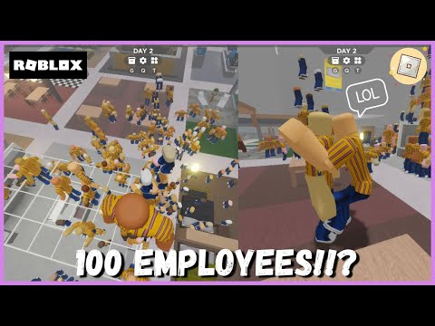 What Will Happen if I spawn 100 Employees in Roblox SCP 3008?