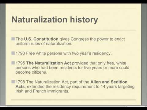 Understanding Naturalization for Genealogists - James Tanner