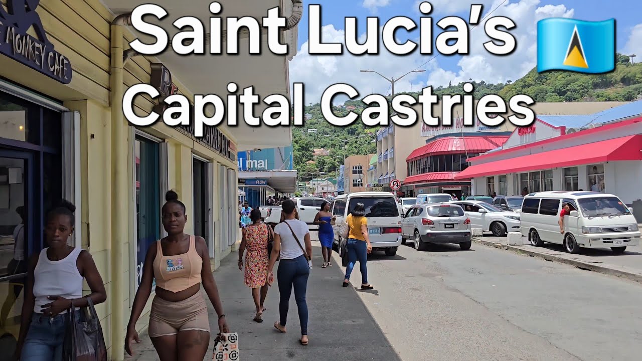 Walking Through Bridge Street, Castries | The Bustling Heart of St. Lucia 🇱🇨