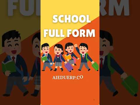 What is the full form of "School" Meaning | school full form name #School #joke #fullform