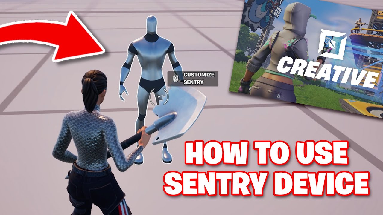 How To Use The Sentry Device In Fortnite Creative - Step By Step