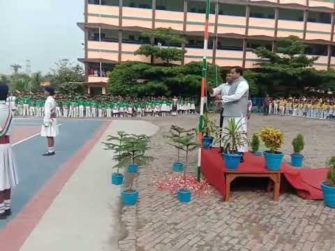 Flag hoisting and Parade in St. Thomas school govindpur mahagama l 15th August video l