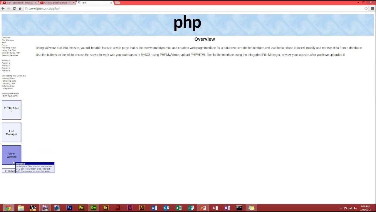 HTML forms and displaying the values using PHP (Part one of two)