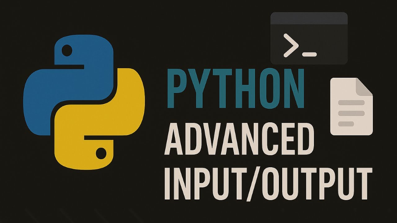 Advanced Input/Output in Python