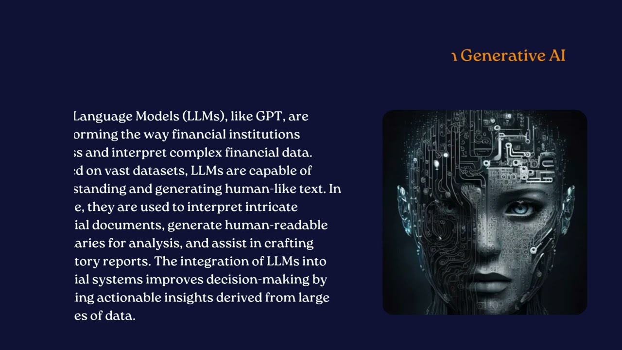 Revolutionizing Financial Services Through Generative AI