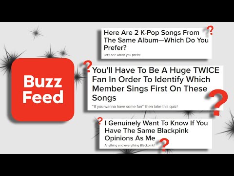 Doing KPOP quizzes on BUZZFEED! Part 3!