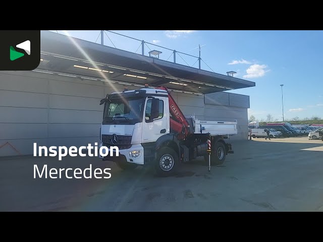 Mercedes Arocs 1835 4X2 Meiller dreiseitenkipper D9 Tipper - BAS World