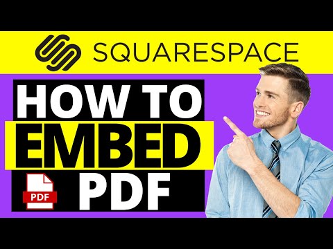 How To Embed PDF To Squarespace Website