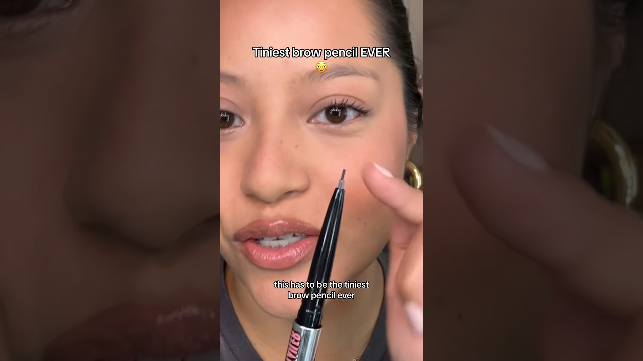 The THINNEST brow pencil on the market 😳