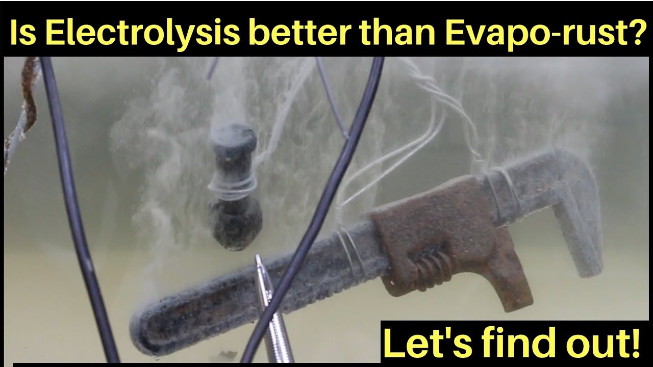 Is Electrolysis better than Evapo-Rust?  Let's find out!