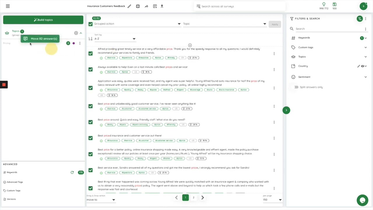 Use case #4: Analyzing  customer feedback